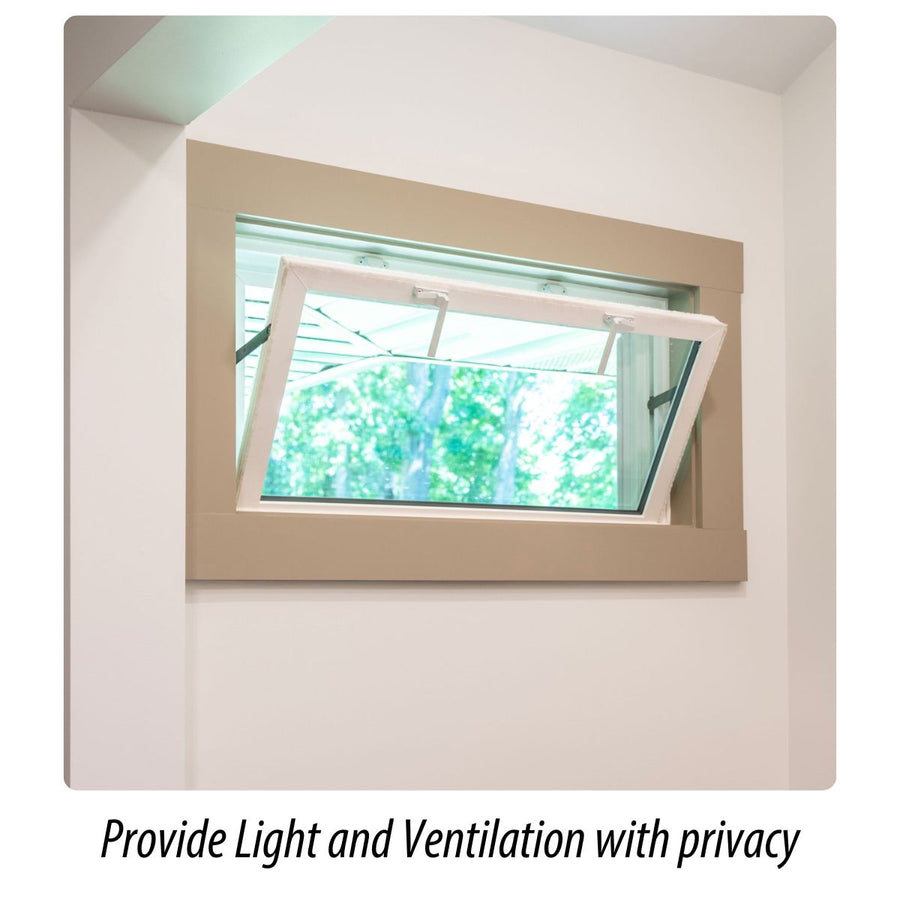 Basement Hopper Window: With Low-E Glass